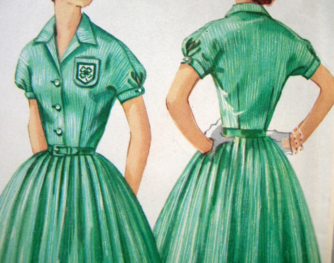 1950s Simplicity #1700 FACTORY FOLDED Vintage Sewing Pattern Misses' 4 ...