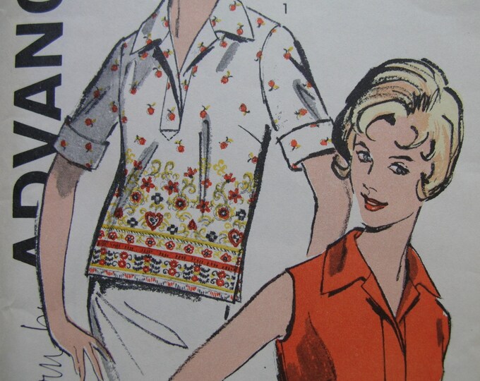 1960s Advance 9814 FACTORY FOLDED Vintage Sewing Pattern, RARE, Misses ...