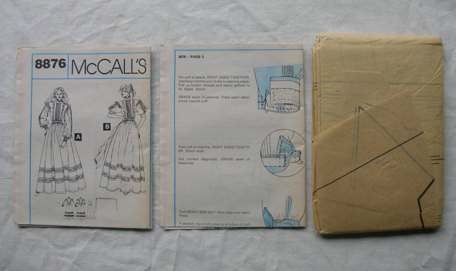 1980s Mccall's #8876 FACTORY FOLDED Laura Ashley Vintage Sewing Pattern ...