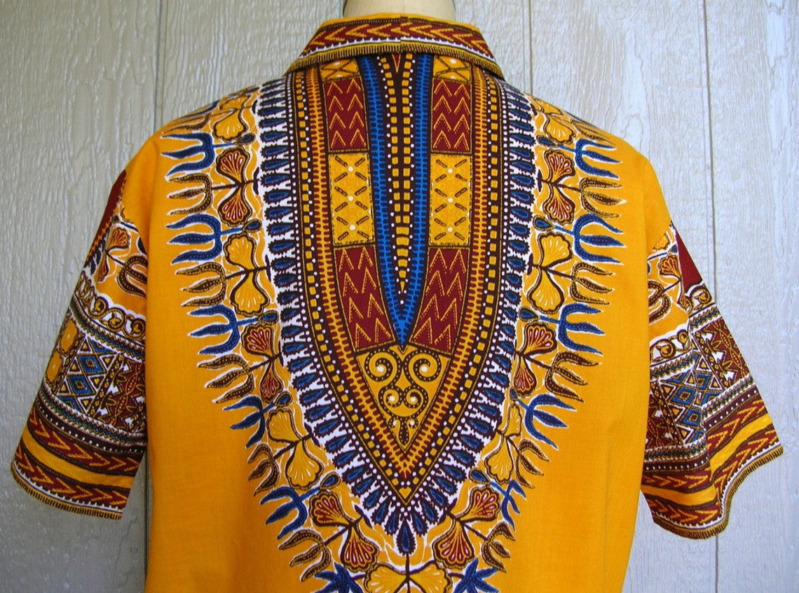 Vintage ANGELINA PRINT DASHIKI - Etsy