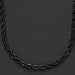 Black Rope Chain Necklace - Minimalist Black Necklace - Rope Chain ...