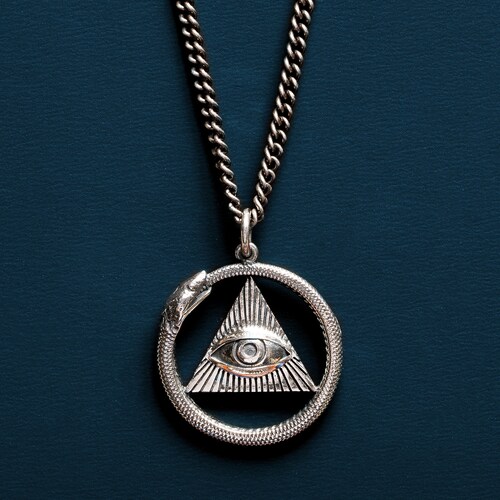 All Seeing Eye Charm All Seeing Eye Pendant Sterling Silver - Etsy