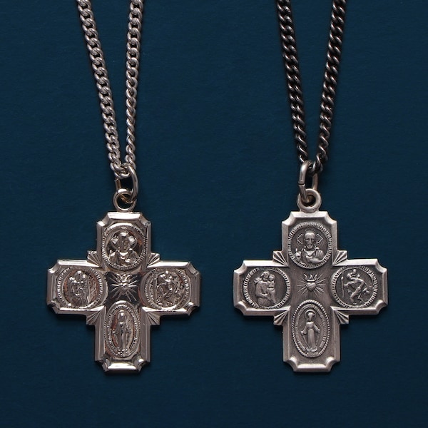Four Way Cross Necklace - Etsy