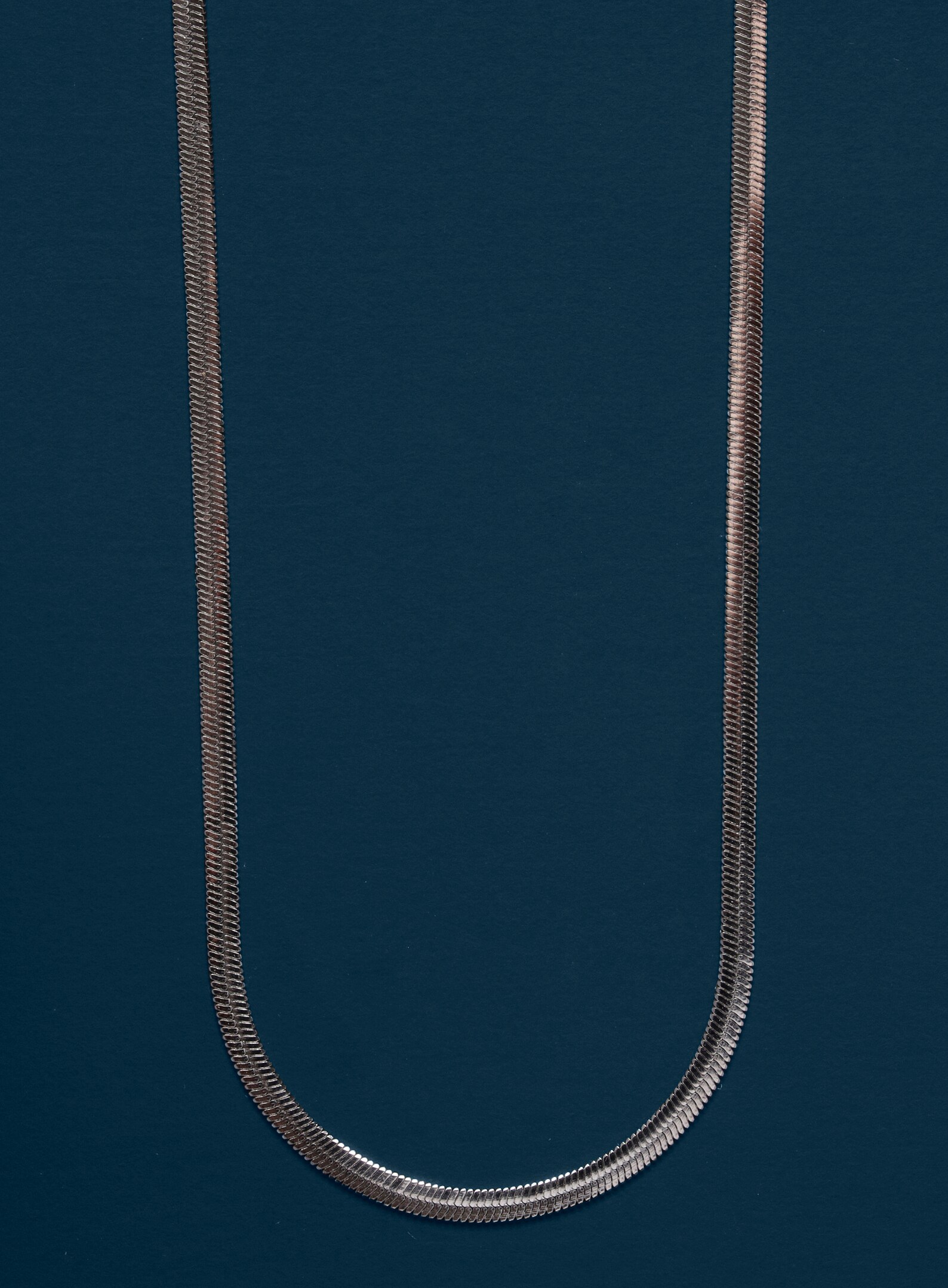 Waterproof Sweatproof Silver Men's Chain Necklace - 3mm Sleek ...