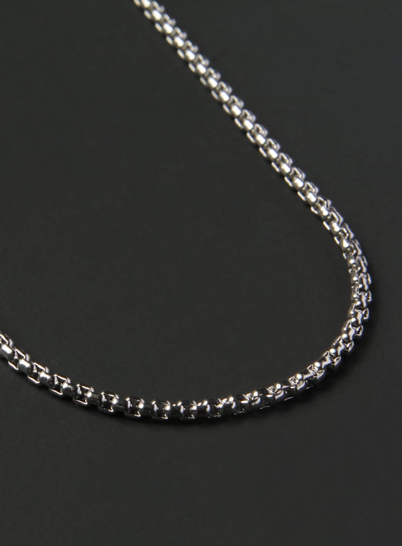 Waterproof Box Style Chain Necklace for Men Men's - Etsy