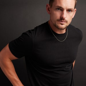 Waterproof and Sweatproof Men's Chain Necklace - 316L Stainless Steel ...