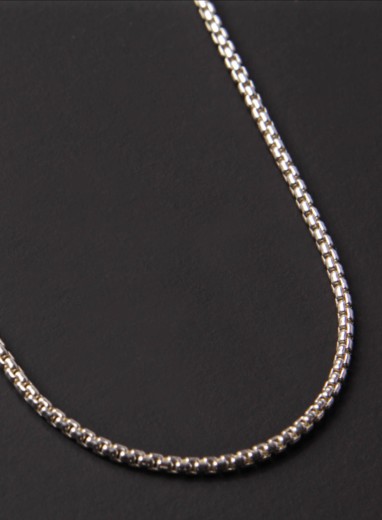 Sterling Silver Chain Necklace for Men - .925 Sterling Silver Men's ...