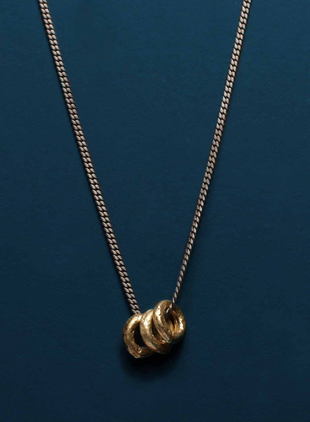 Men's Necklace - Rings Necklace for Men - Choose Number of Rings ...