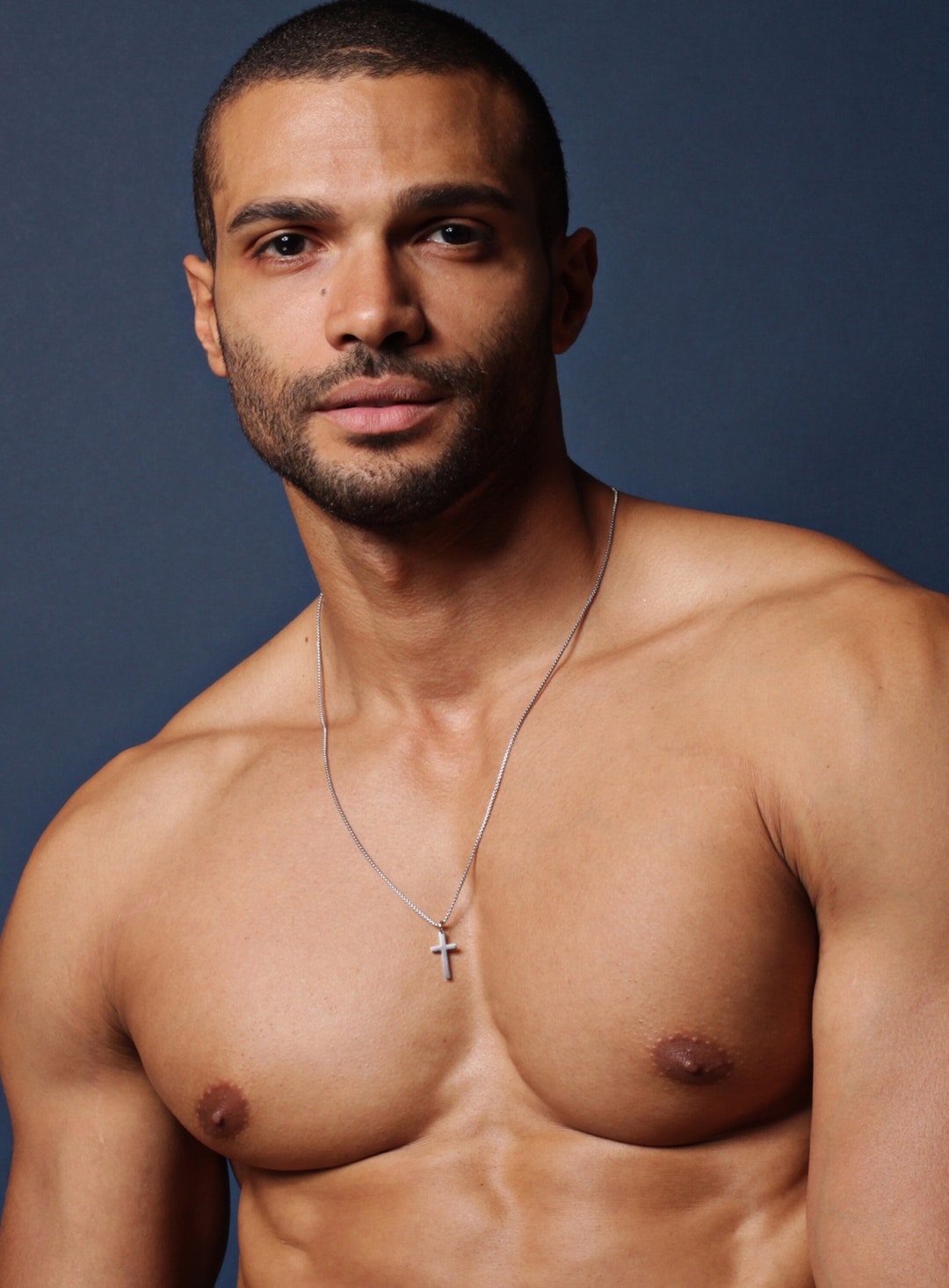 Waterproof Cross Necklace for Men - Men's Stainless Steel Cross ...