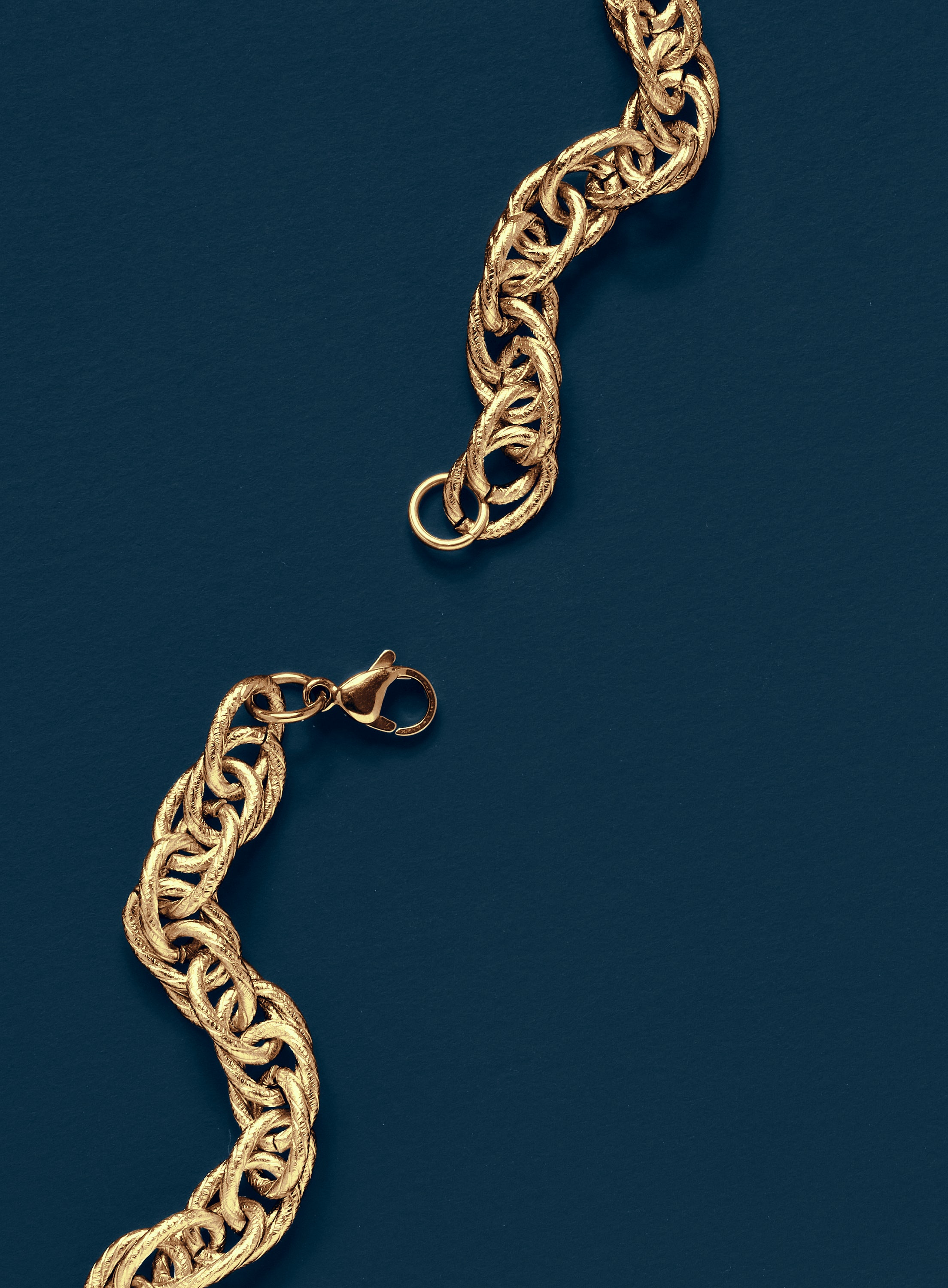 Men's Gold Chain Necklace - CHUNKY Thick Rope Style Chain Necklace for ...