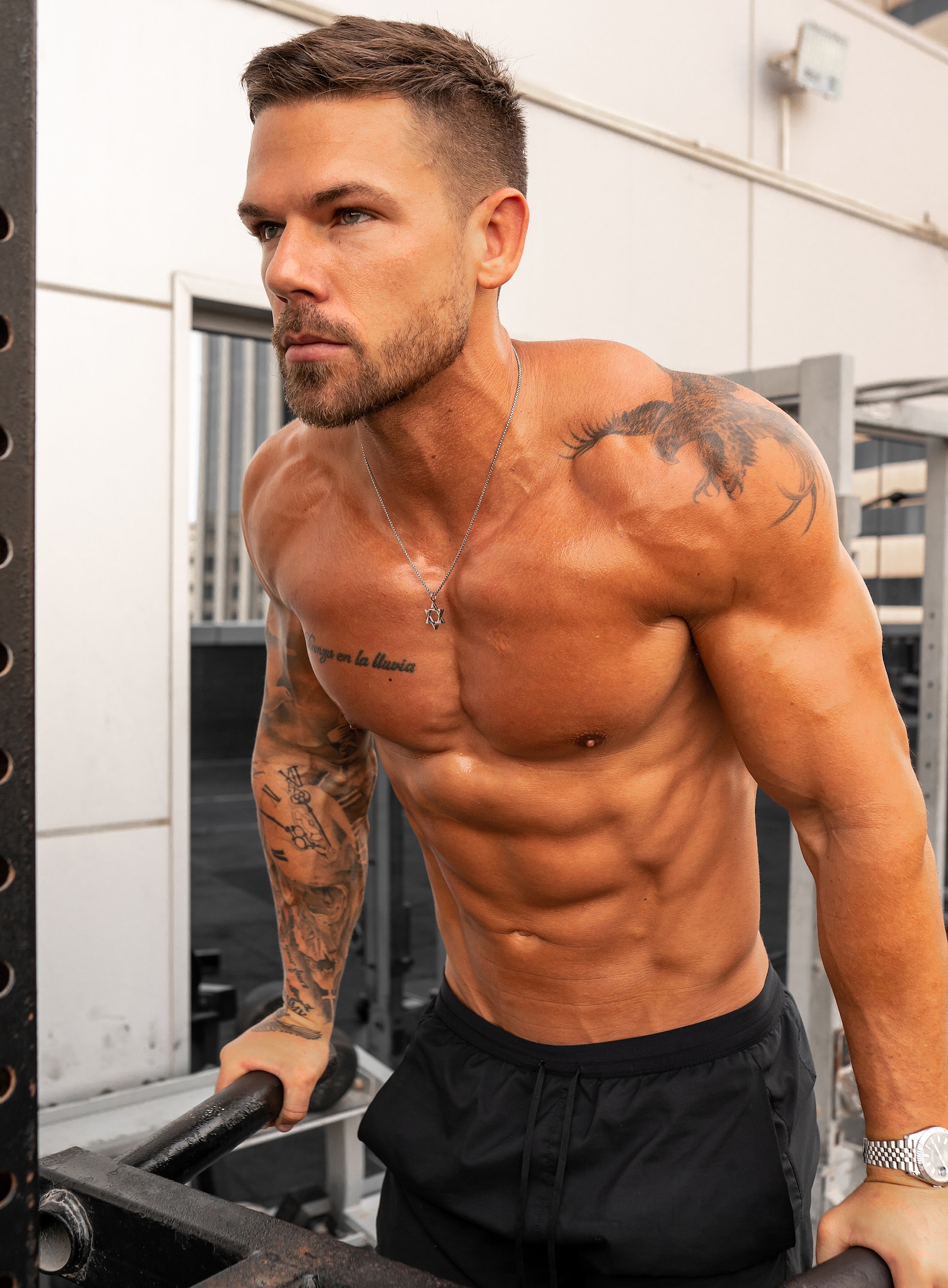 Waterproof Star of David Silver Necklace / Stainless Steel - Etsy