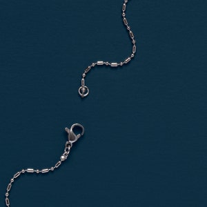 Waterproof and Sweatproof Men's Chain Necklace - 316L Stainless Steel ...