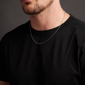 Waterproof and Sweatproof Men's Chain Necklace - 316L Stainless Steel ...