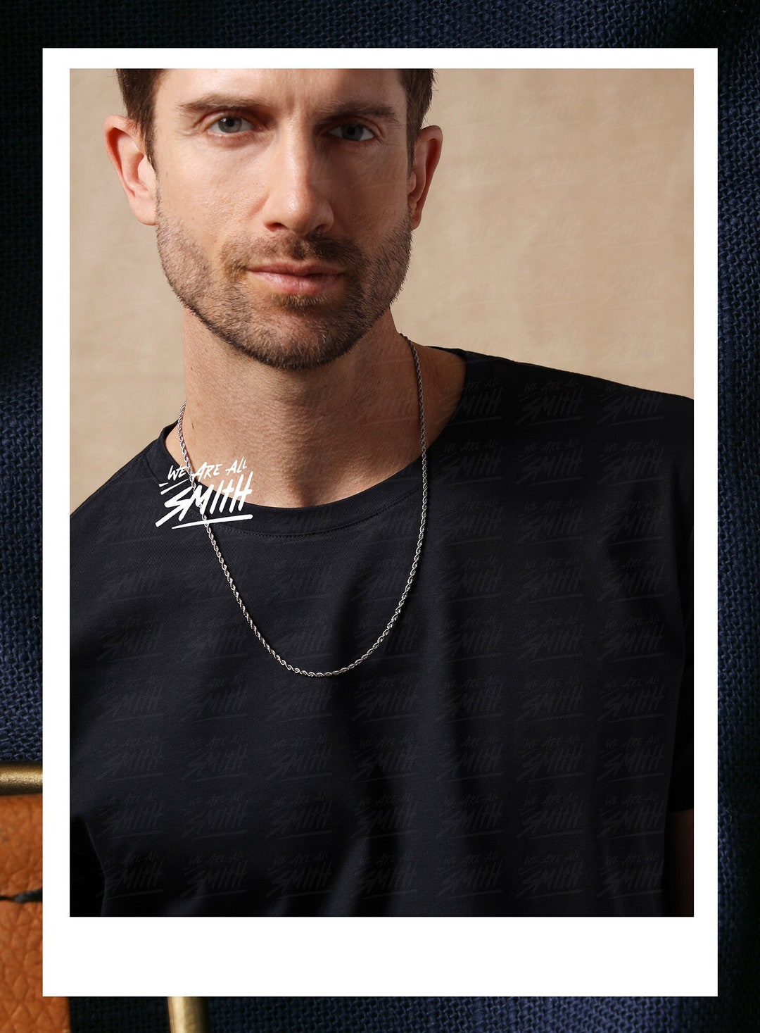 Waterproof Silver Rope Style Chain Necklace for Men - Men's Stainless ...