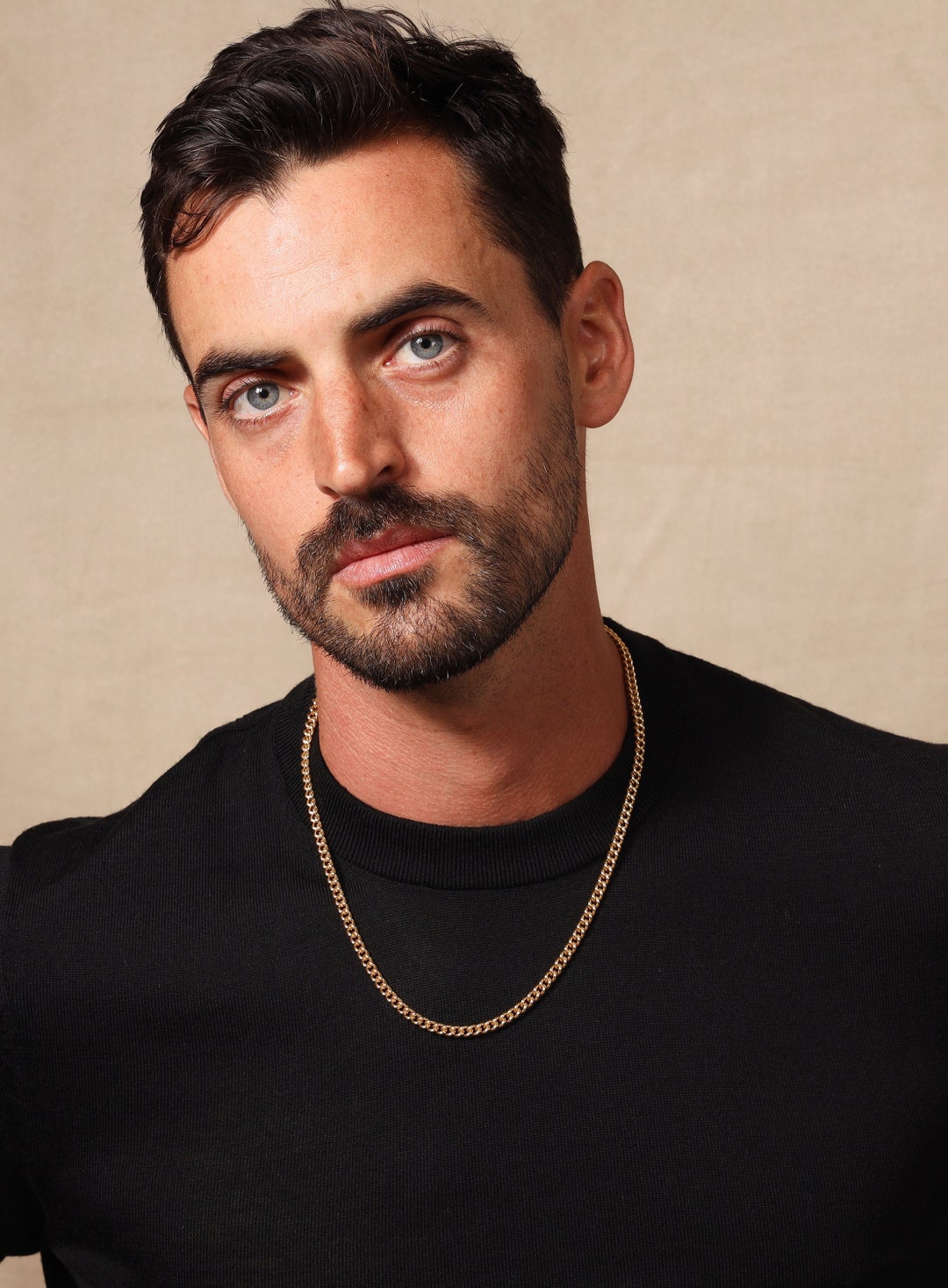 Mens Gold Chains - Thick Curb Chain 4.7mm Thickness - 14k Gold FILLED ...