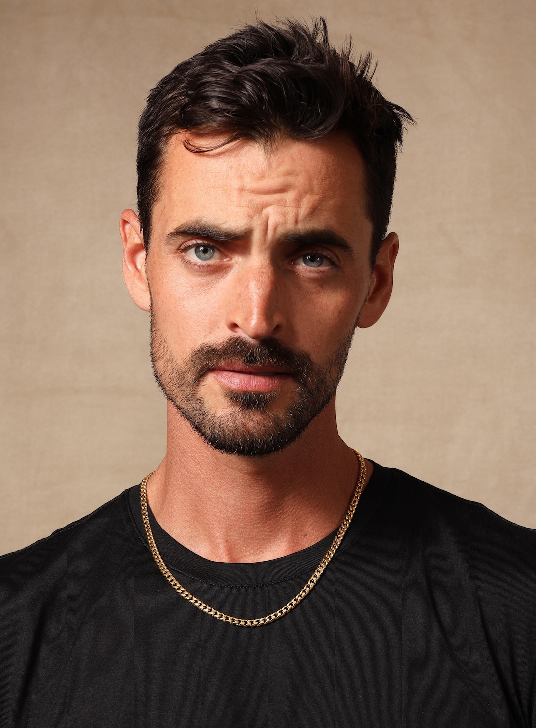 Gold Cuban Chain / 5mm 14k Gold Plated Over 316L Stainless Steel Bevel ...