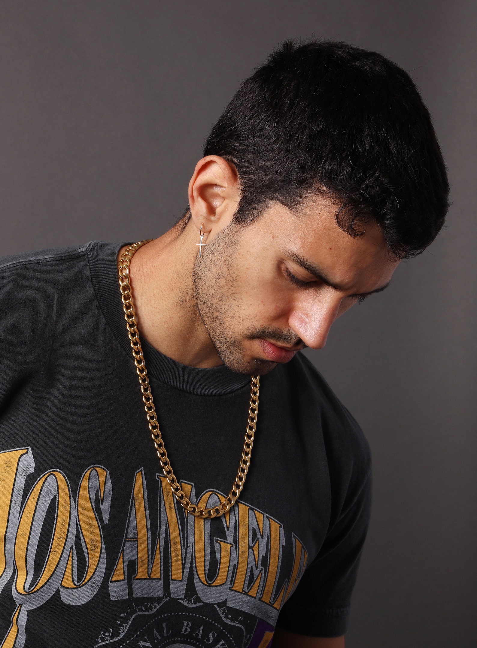 Thick Gold Chain 9mm Curb Chain Necklace for Men Gold - Etsy