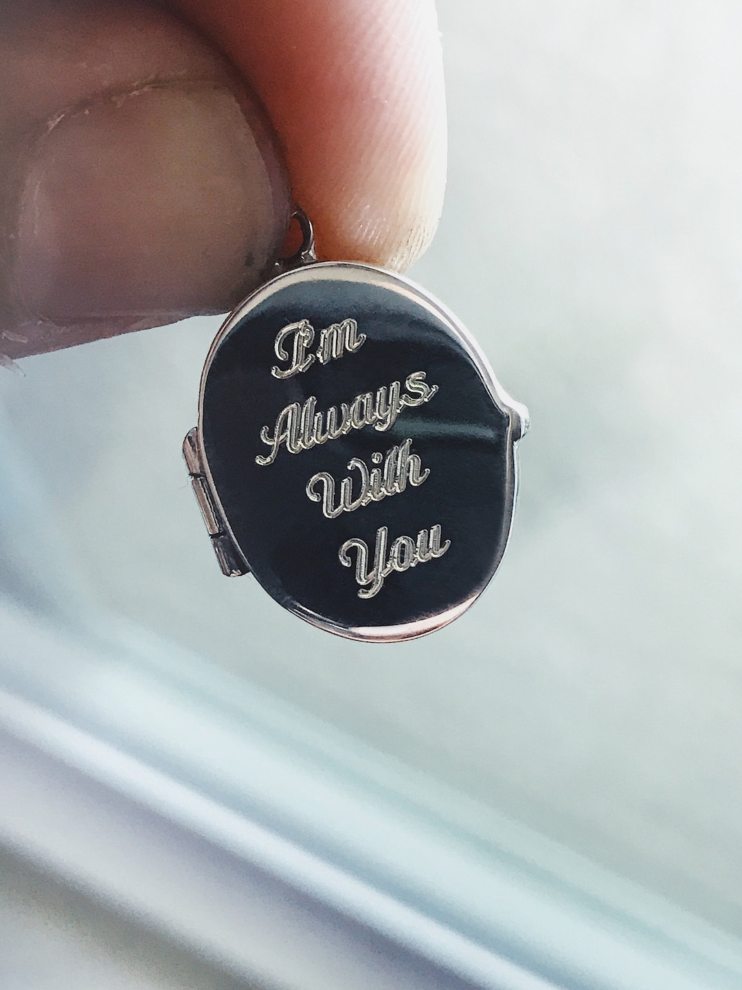 Men's Necklace / Locket for Men / Sterling Silver Chain / Custom ...