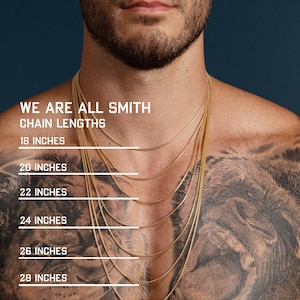 Gold Chain for Men - Round Box Chain Necklace for Men - 14k Gold FILLED ...