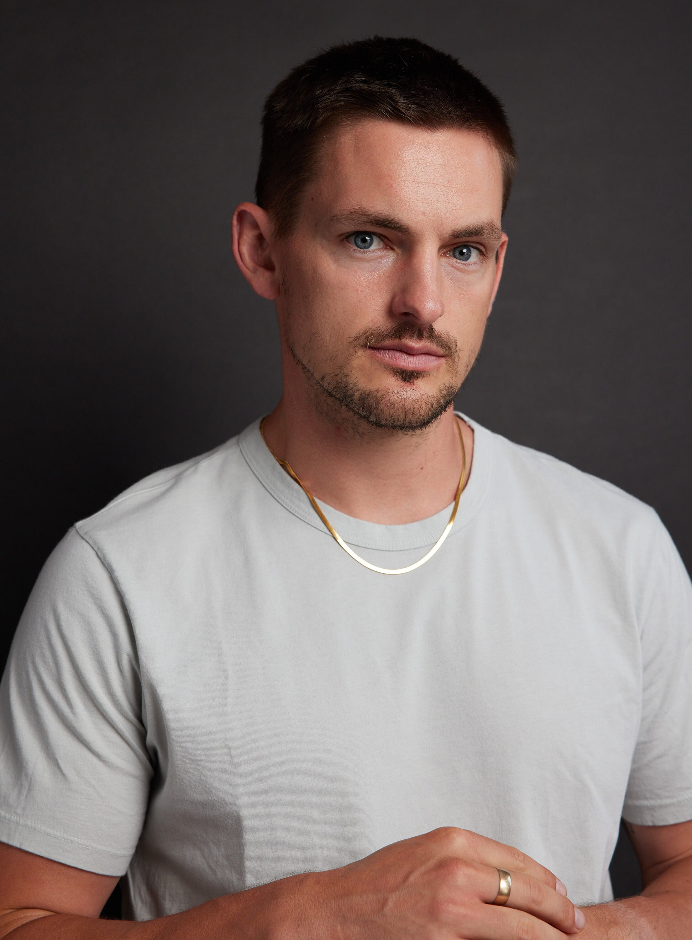 Gold Men's Chain Necklace - 3mm Sleek Herringbone Snake Style Chain ...