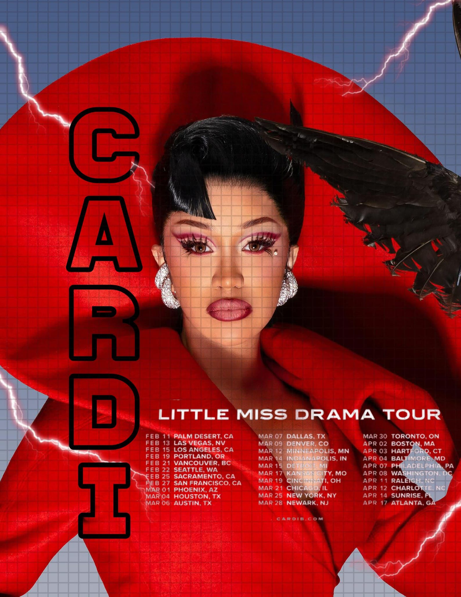 Cardi B Png Design: Am I the Drama Tour (digital Download) - Etsy
