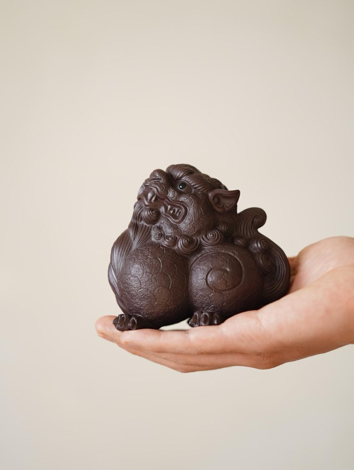 Clay Sculpture: Pixiu Tea Pet - Etsy