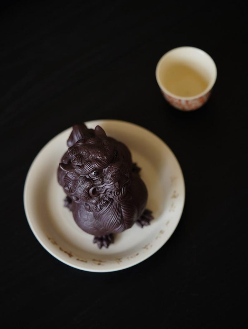 Clay Sculpture: Pixiu Tea Pet - Etsy