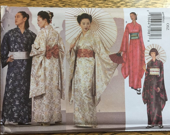 JAPANESE Kimono / Samurai Robe & Obi Sash - PERFECT Unisex Cosplay ...