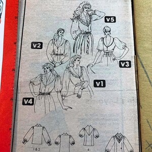 COTTAGECORE 1980s Shawl Collar Blouse With Puff Sleeves Size 14 bust 36 ...