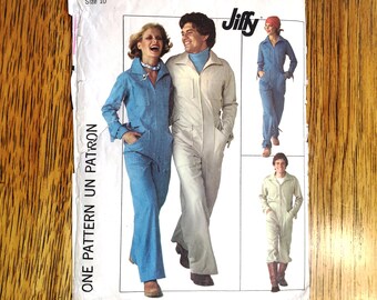 70s Jumpsuit Pattern | Etsy