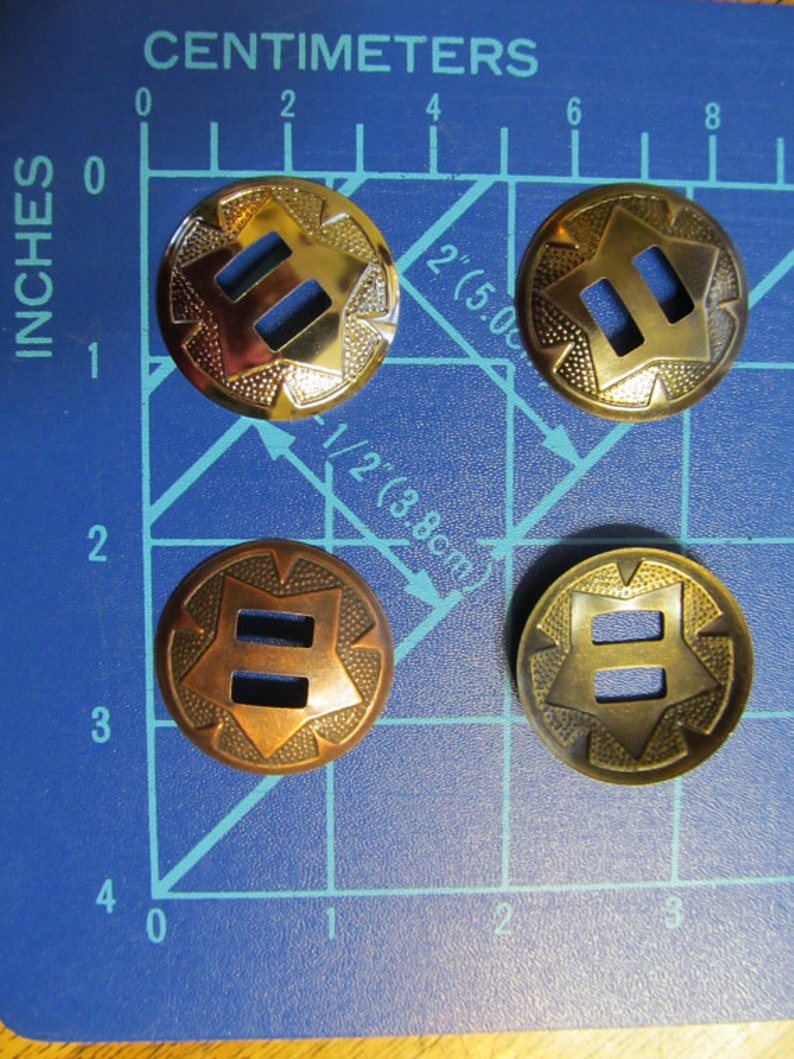 1-3/8 Round STAR Conchos 24 pcs Choose Antique | Etsy