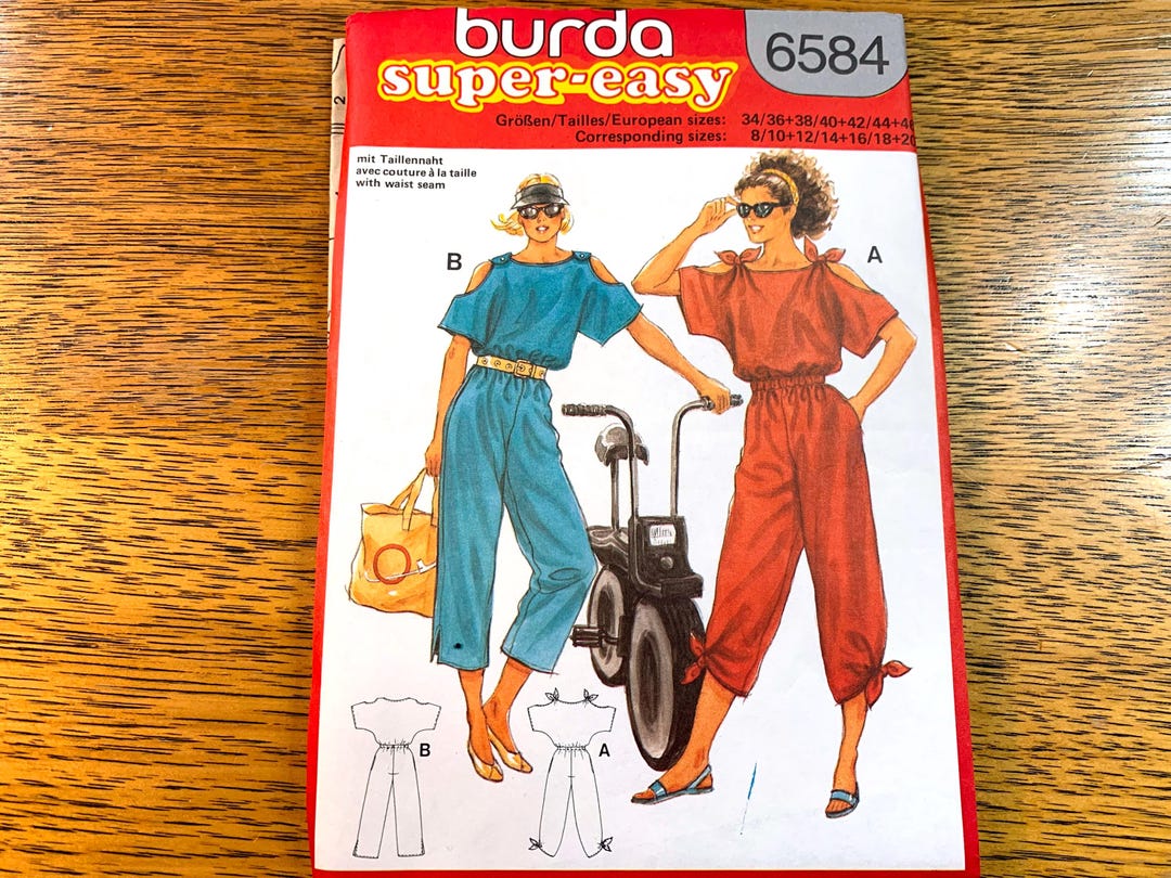 Vintage 1980s Cold Shoulder Jumpsuit, Boxy Oversized Coveralls - Sizes ...