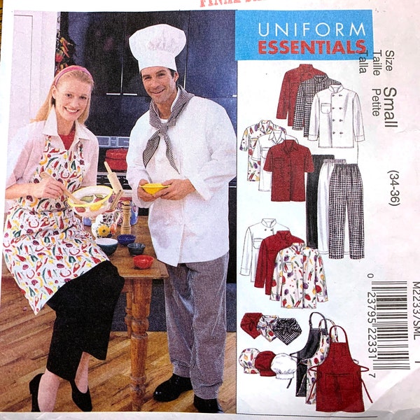 Chef Jacket Pattern - Etsy