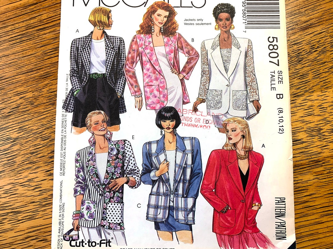 1990s Boxy Suit Jacket, Oversized Color Block Sport Coat Misses Size 8 ...