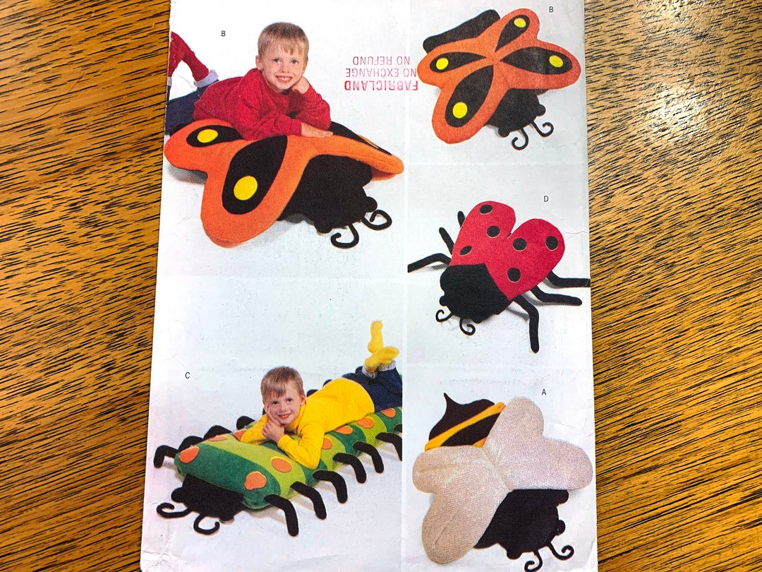 DIY Insect Standard Pillow Covers: Butterfly, Ladybug, Centipede, Honey ...