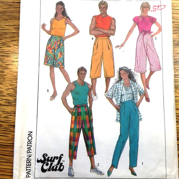 Capri Pant Pattern - Etsy