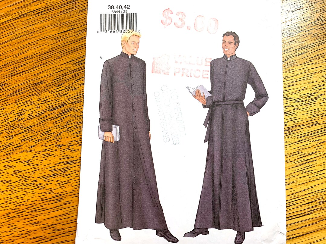 Traditional Priest Cassock, Customized Robe, Religious Vestment Choose ...