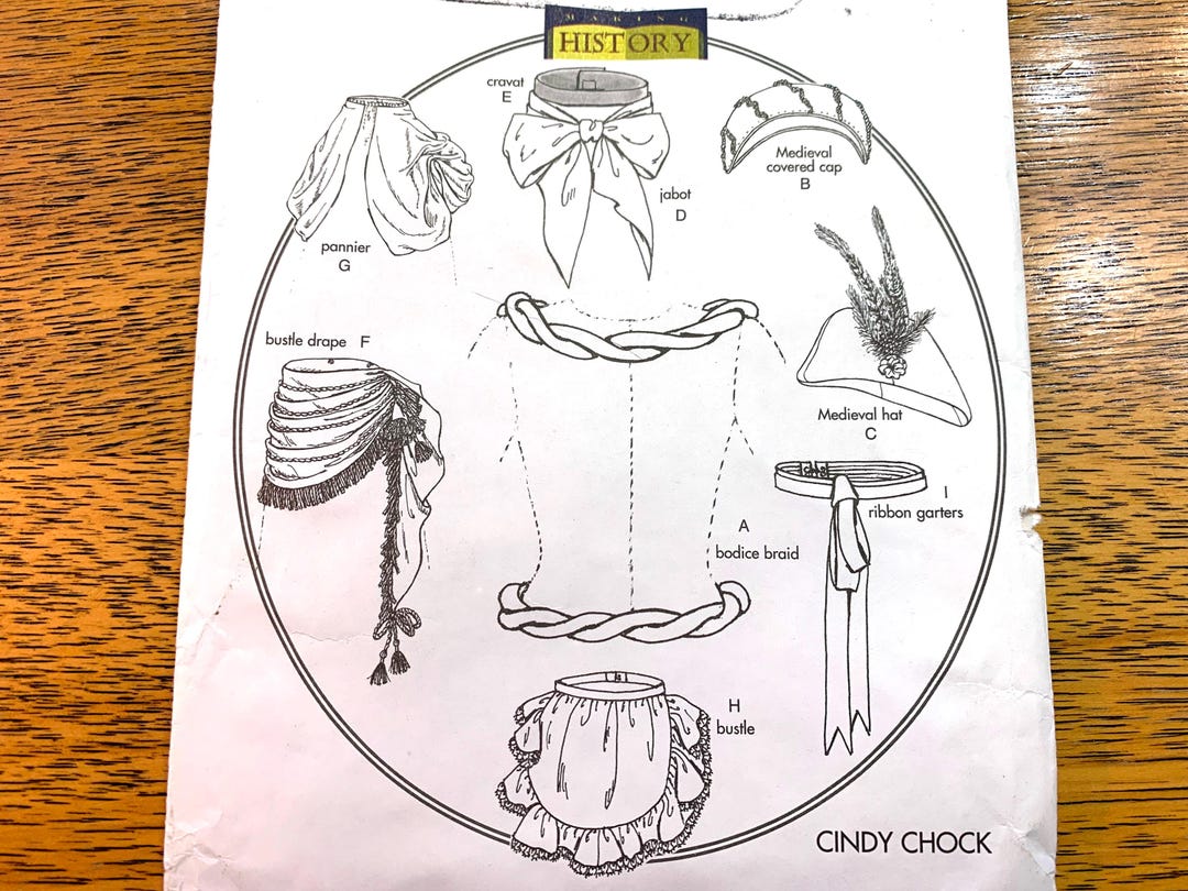 DIY Making History 19th Century Bustle, Pannier, Jabot, Medieval Hats ...