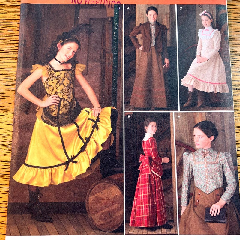 Saloon Girl Pattern - Etsy