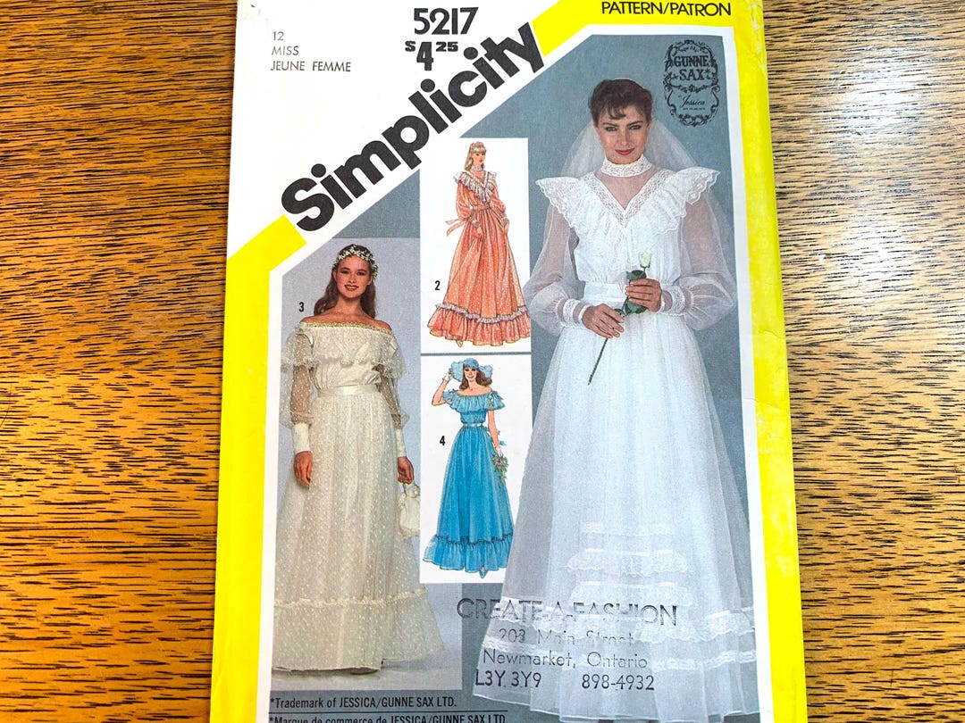 Rare DESIGNER Gunne Sax Wedding Dress, Old South Ballgown - Size 12 ...