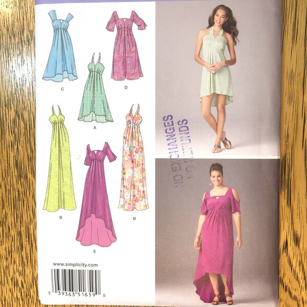 Plus Halter Dress Pattern - Etsy