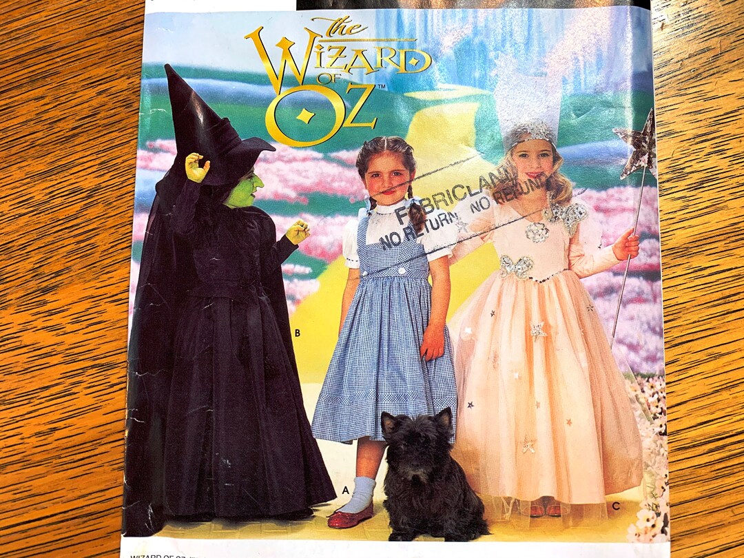DIY Dorothy Dress, Glinda, Wicked Witch - Wizard of Oz Costumes - Size ...