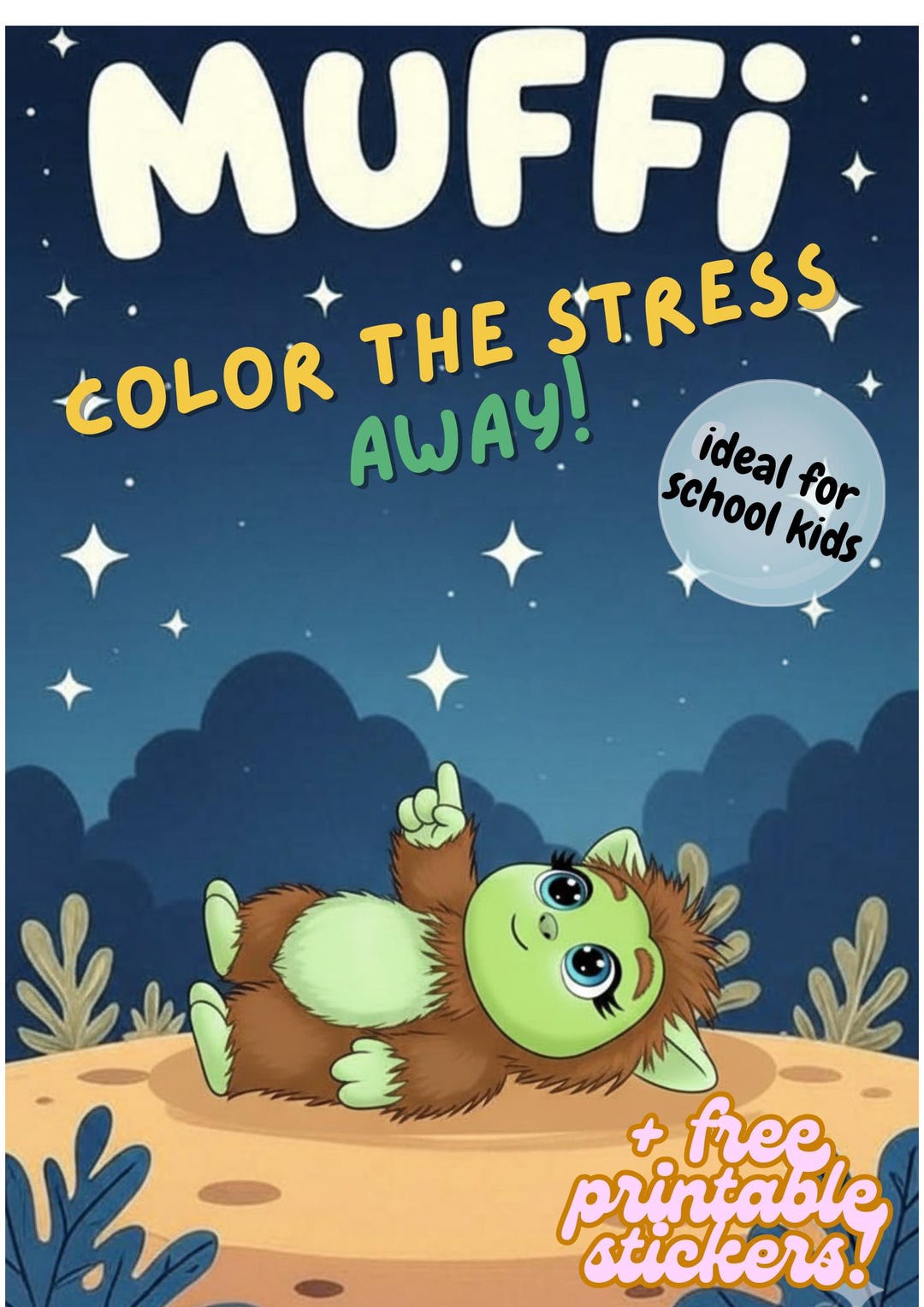 Muffi Calm Down Coloring Book | Coping Skills, Emotional Regulation ...