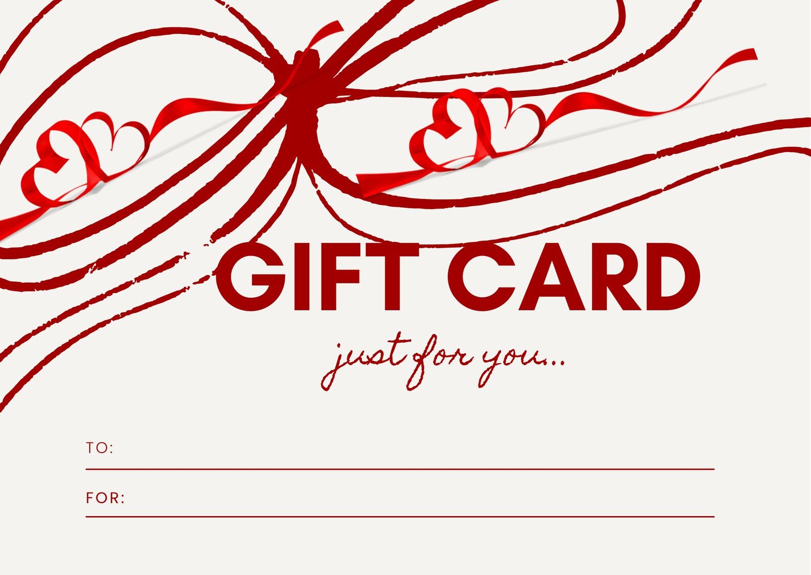 Gift Card Templates Beautiful Digital Editable & Printable - Etsy
