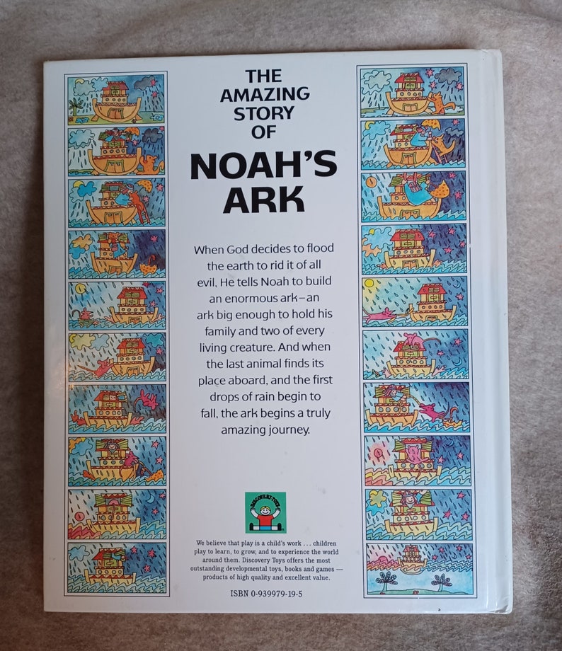 Vintage the Amazing Story of Noah's Ark Book marcia Williams - Etsy