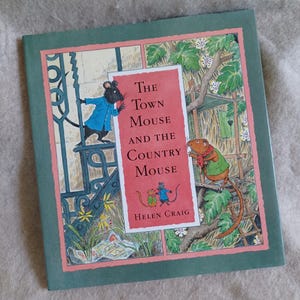 The Town Mouse & the Country Mouse Hardcover Book 1992 - Etsy