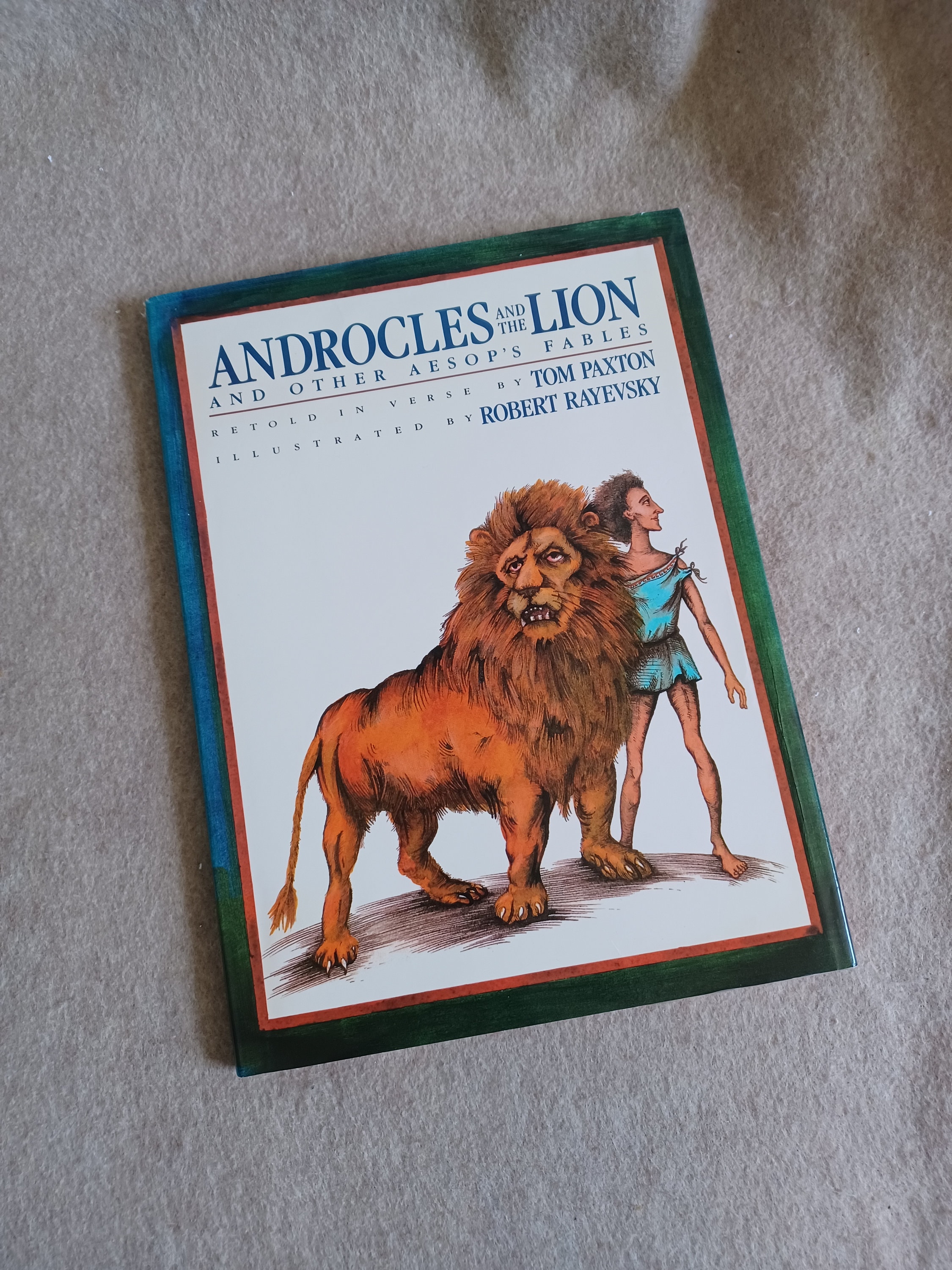 Androcles and the Lion and Other Aesop's Fables Hardcover Book 1991 - Etsy