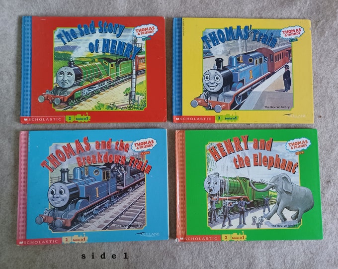 Thomas & Friends: 2 in 1 Hardcover Books (set of 4) 8 Stories 2001 - Etsy