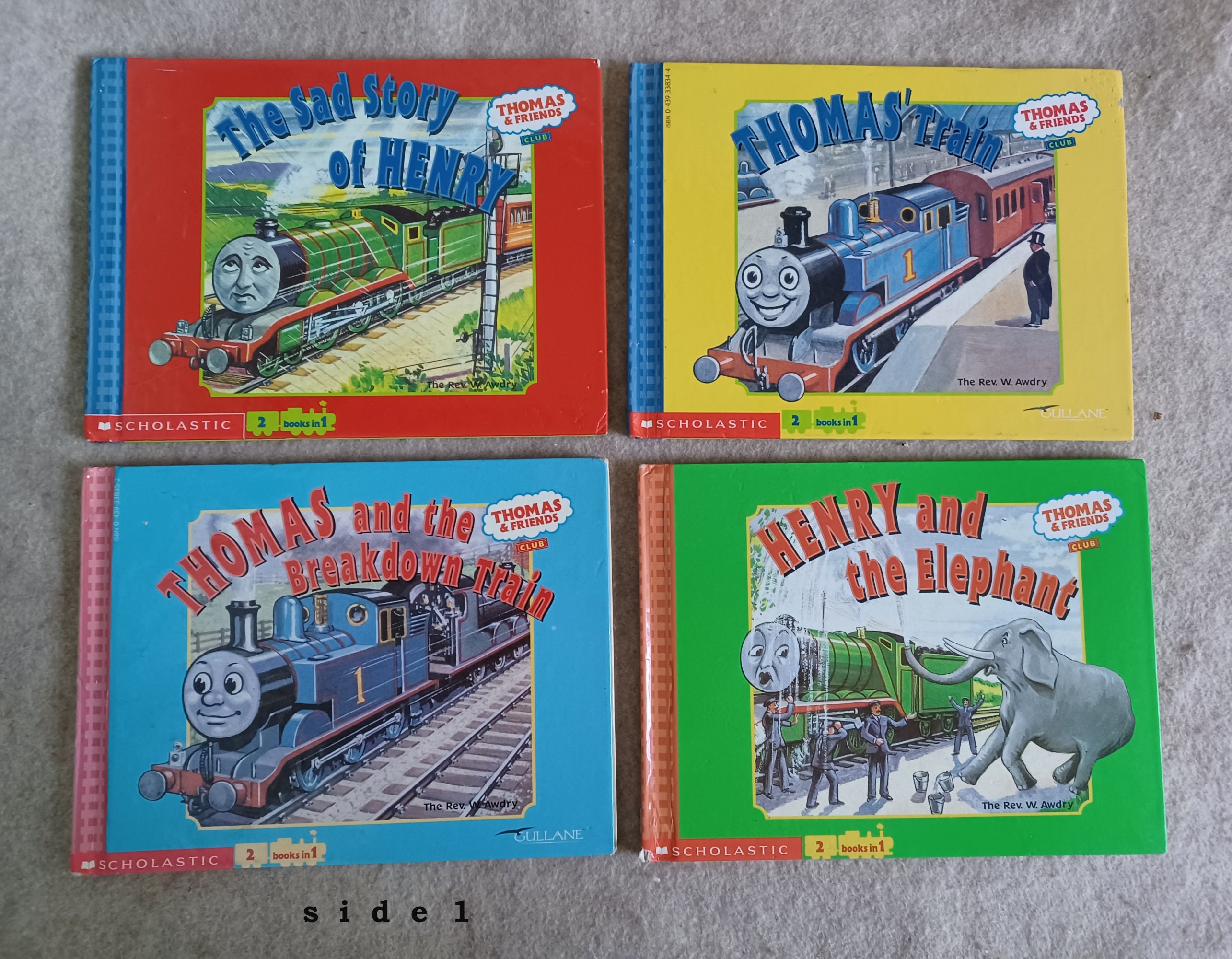 Thomas & Friends: 2 in 1 Hardcover Books set of 4 8 Stories 2001 - Etsy