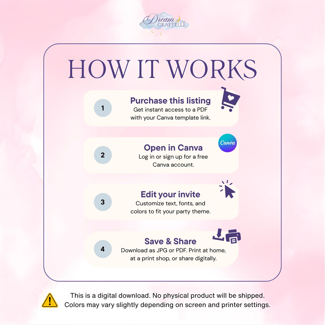 Kpop Demon Hunters Birthday Invitation, Editable Canva Template With ...
